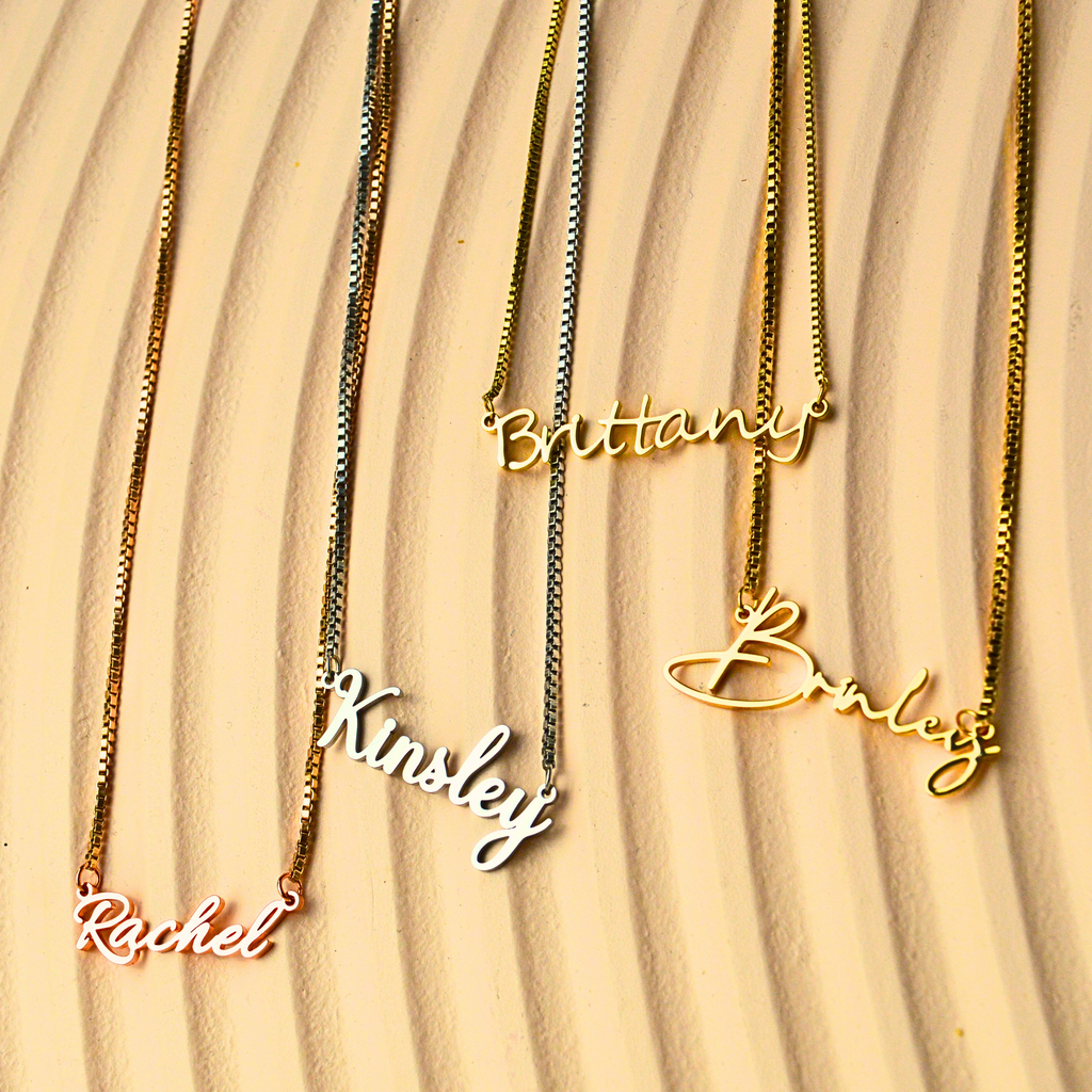 Personalized Name Necklace For Women Dainty Personalized Custom Name ...